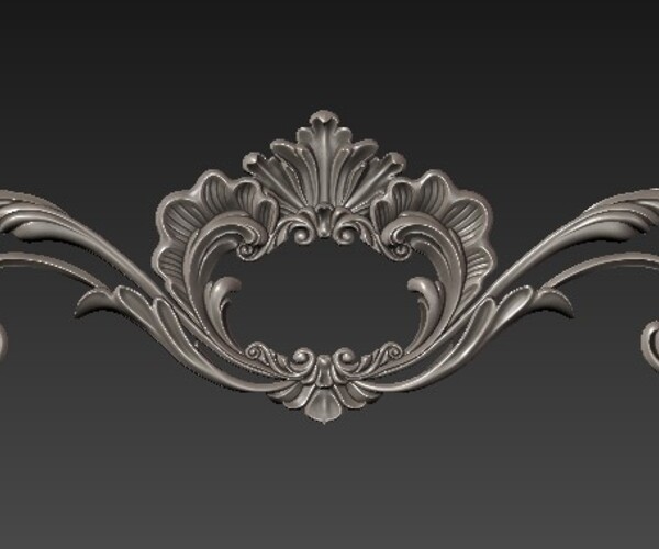 ArtStation - 3D model for CNC decor invoice | Resources