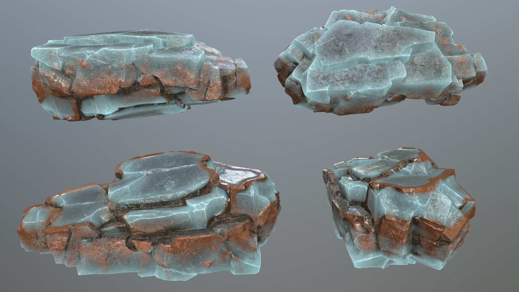 ArtStation - ice rocks | Game Assets