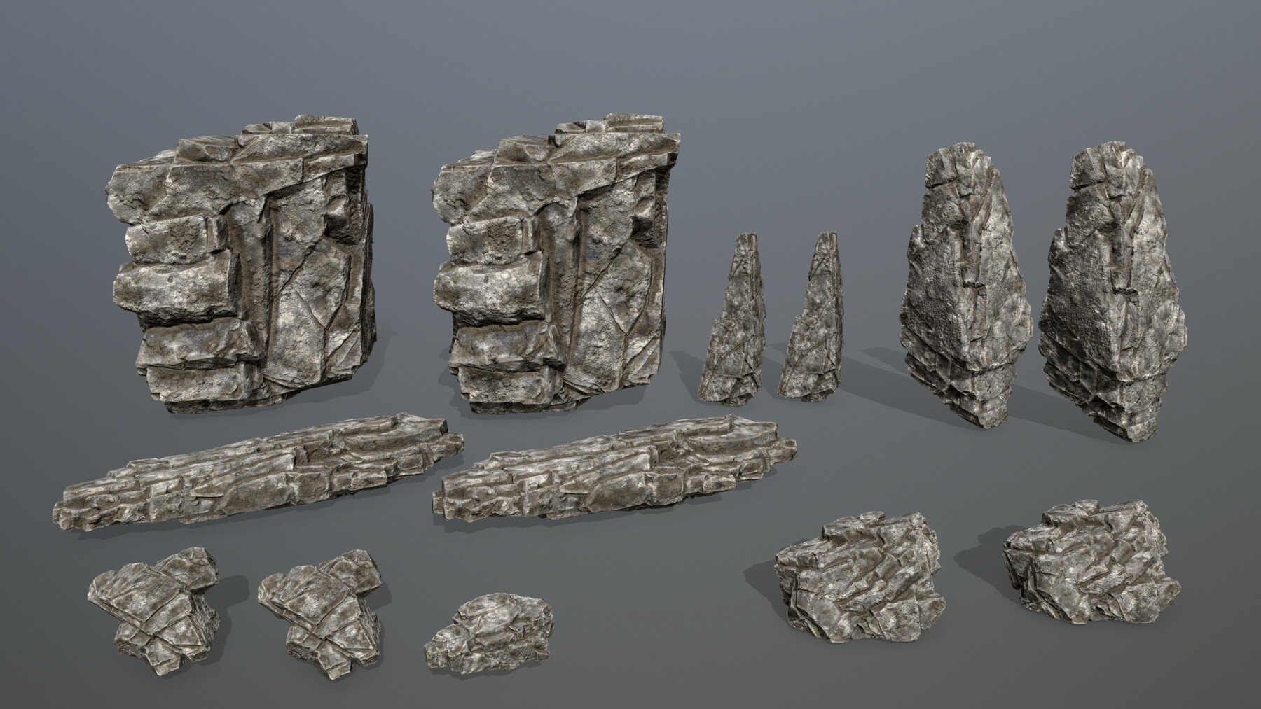 ArtStation - desert rocks | Game Assets