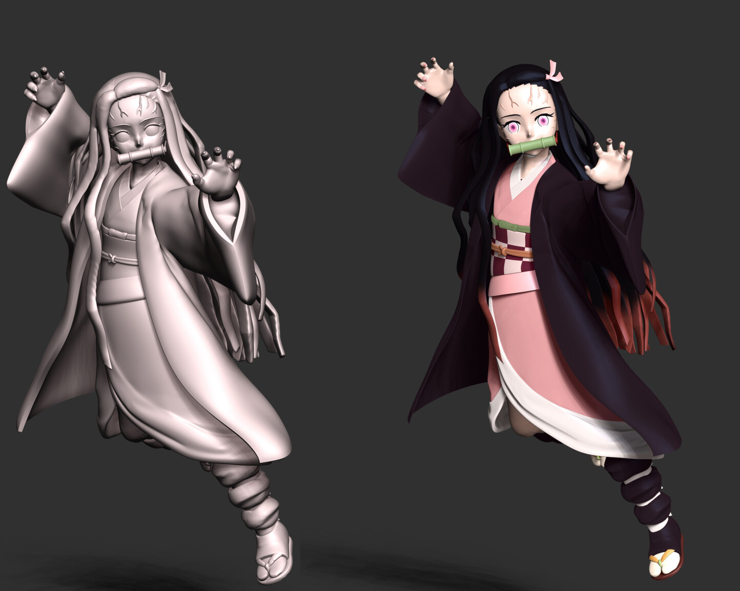 ArtStation - Nezuko - Demon Slayer Hinokami Chronicles | Resources