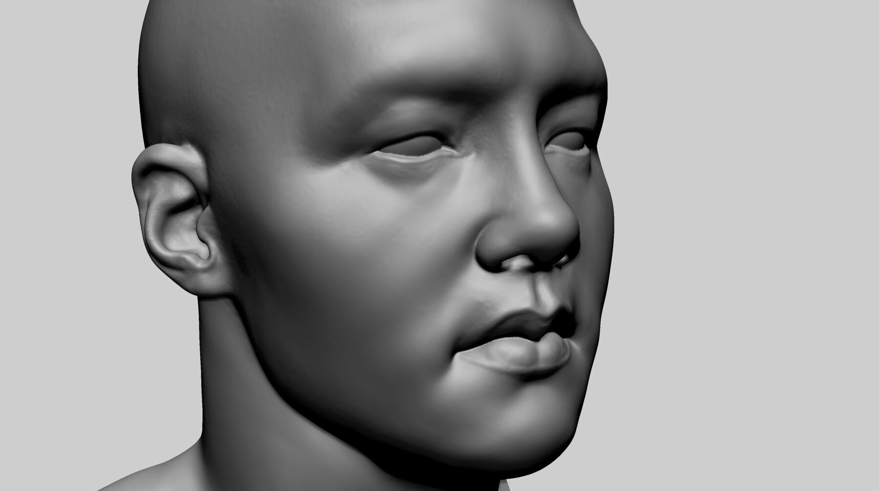 ArtStation - Male and Female Head for 3DPrint | Resources