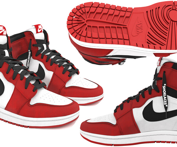 ArtStation - nike air jordan 3D modeling course | Tutorials