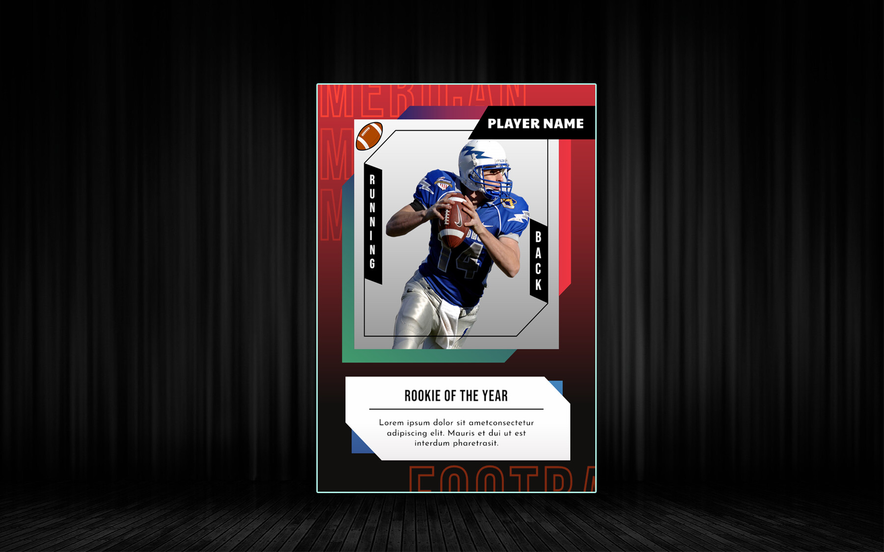 ArtStation - 7 in 1 Sports trading card Photoshop templates | Artworks