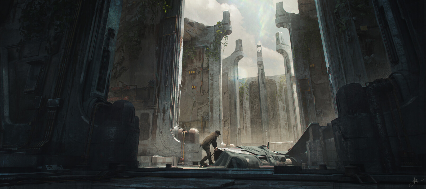 ArtStation - Ancient Sci Fi Kitbash | Game Assets