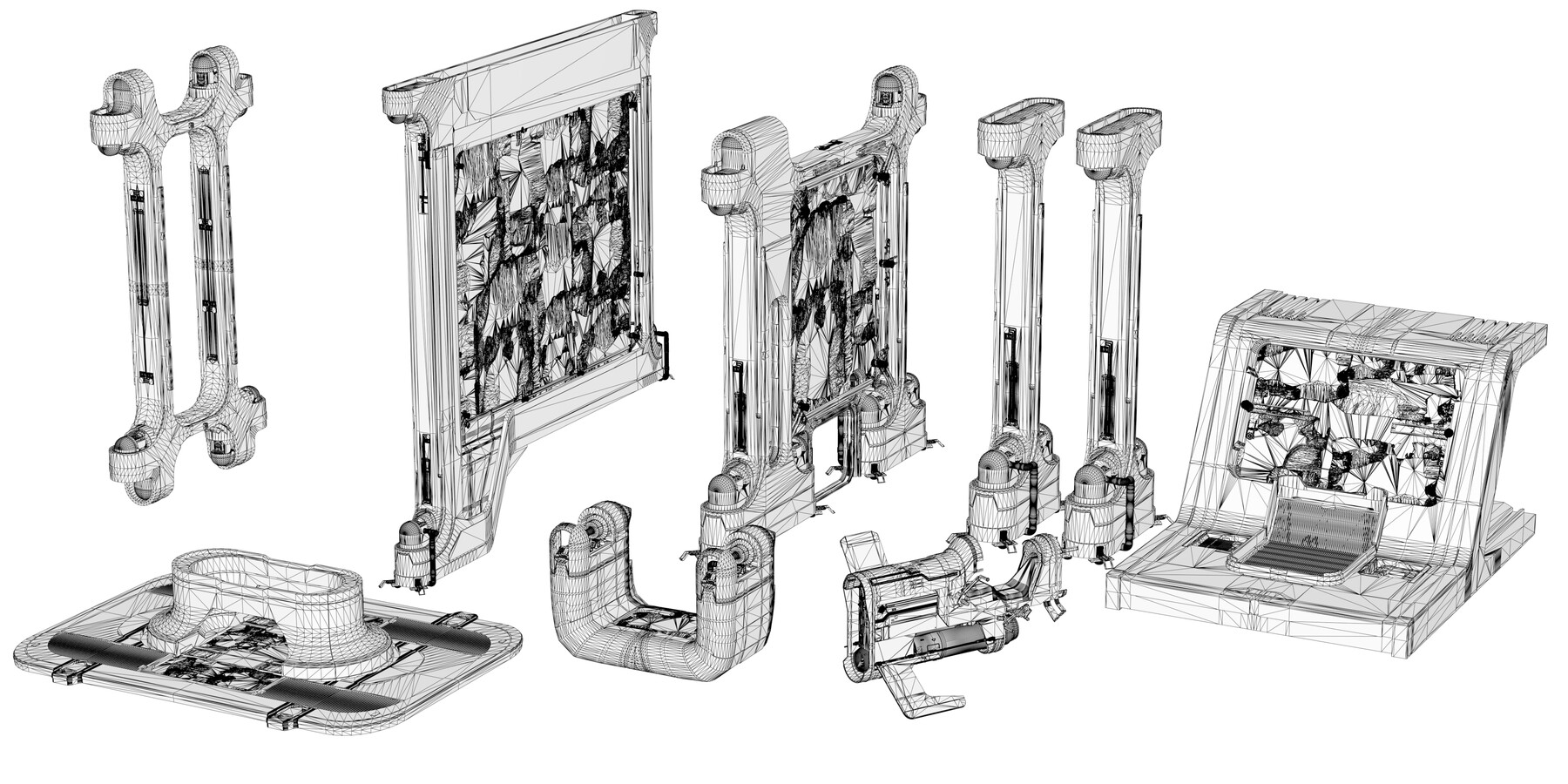 ArtStation - Ancient Sci Fi Kitbash | Game Assets