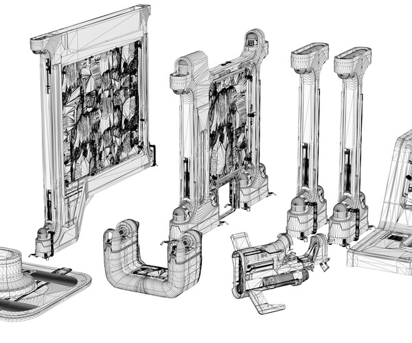 ArtStation - Ancient Sci Fi Kitbash | Game Assets