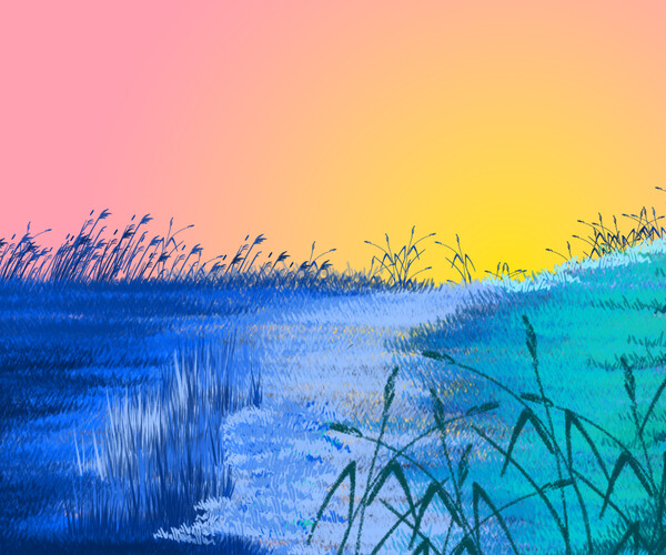 ArtStation - Grass Brush Pack 1 | Brushes