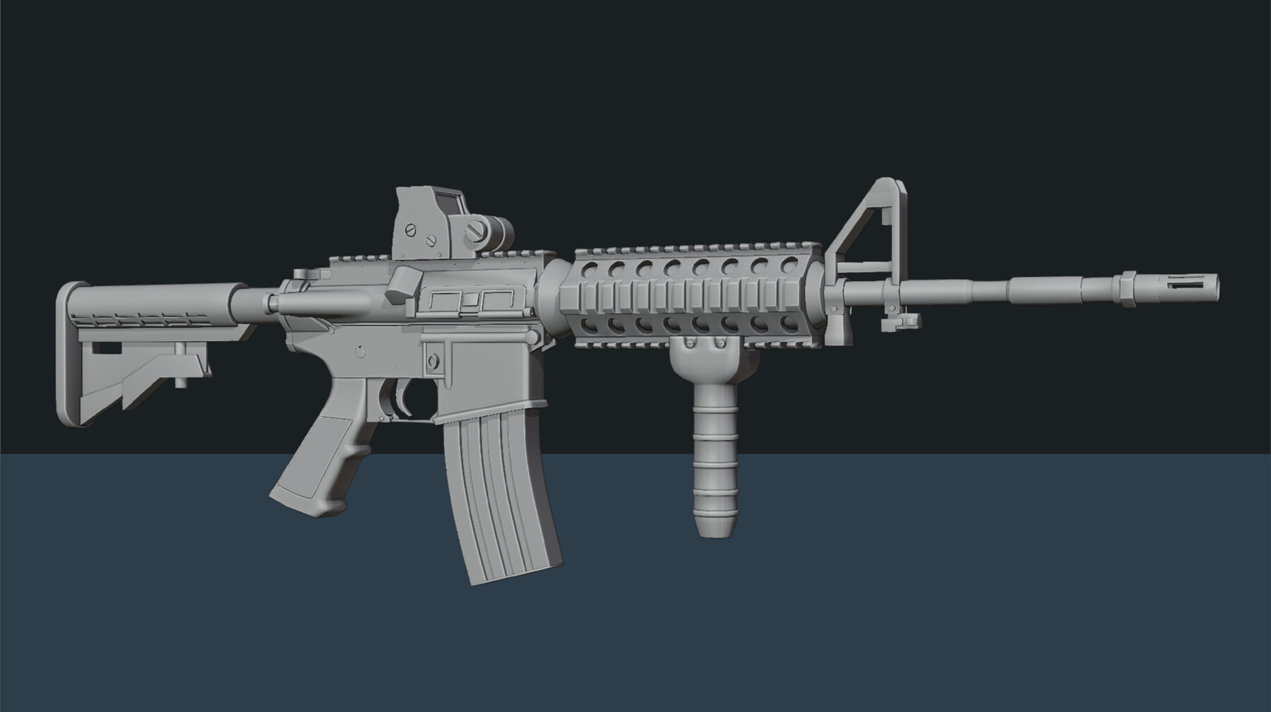 ArtStation - M4a1 Gun Ready For Game | Game Assets