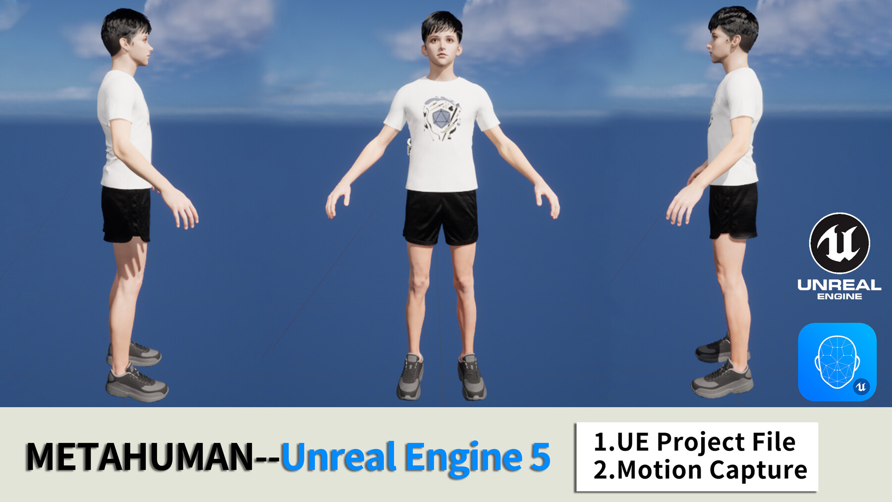 ArtStation - JUN-Sporty boy with big eyes--Metahuman/Unreal engine ...