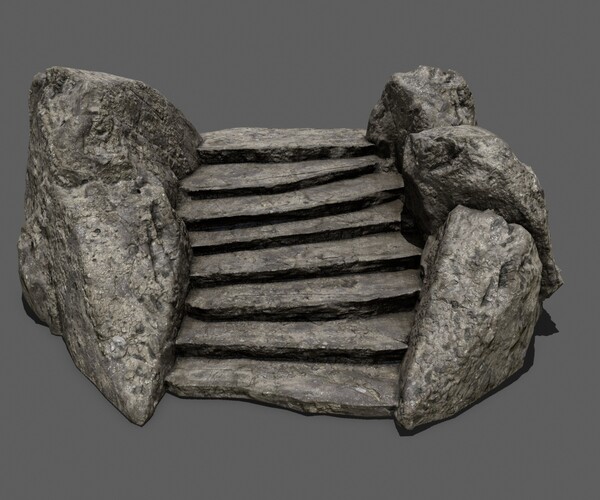 ArtStation - Rock Stair | Game Assets