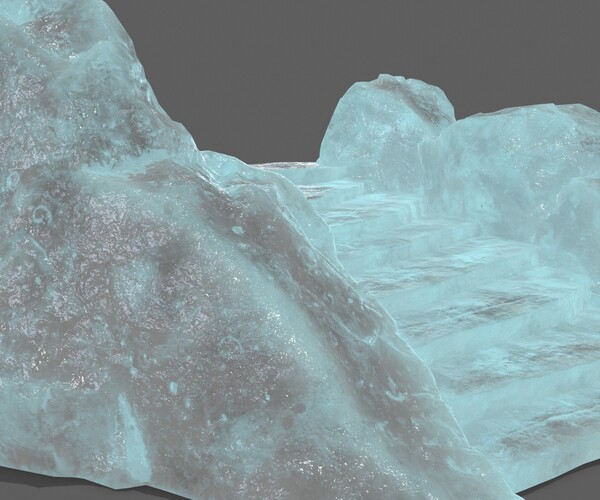 ArtStation - Ice stair | Game Assets