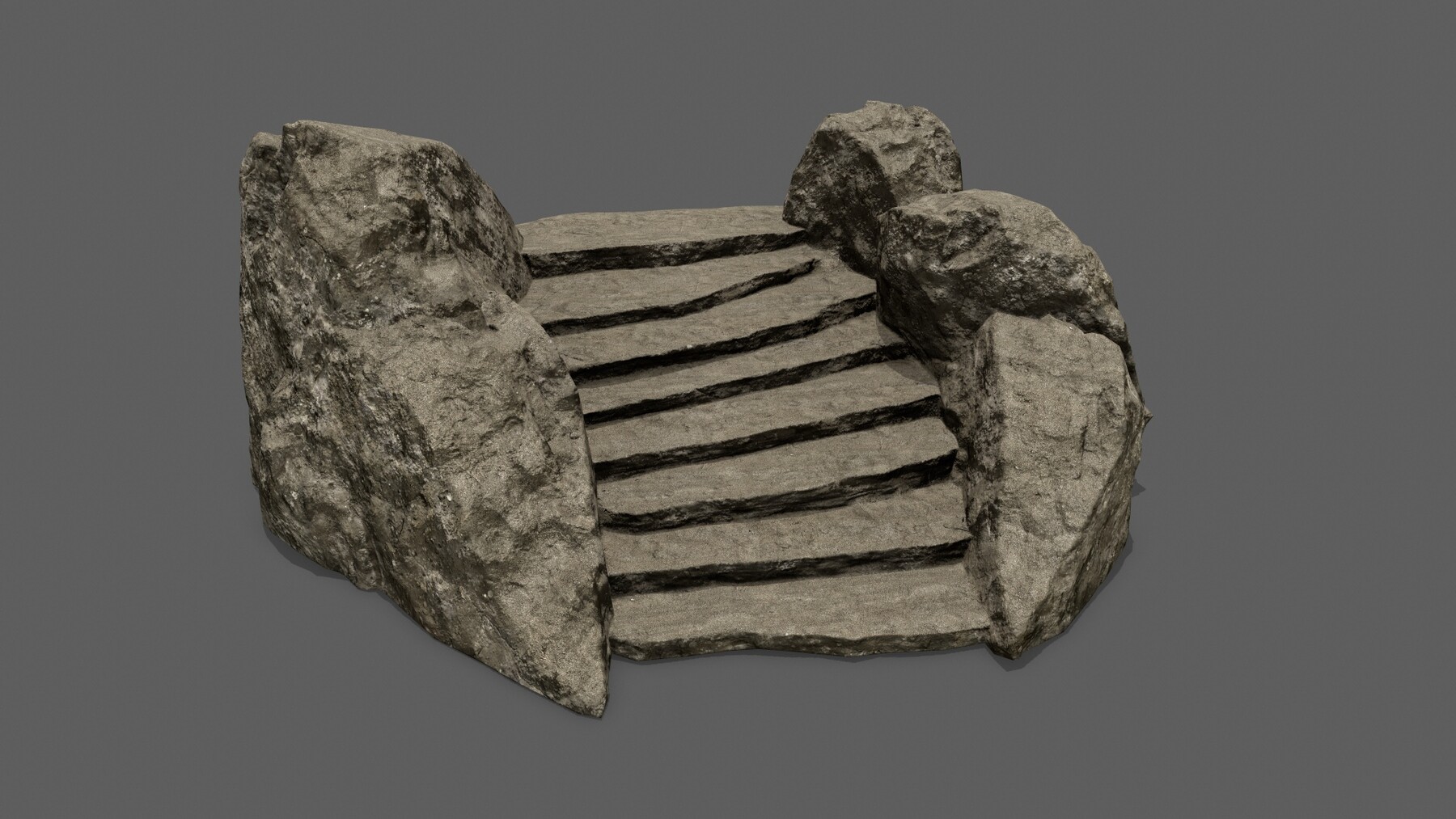 ArtStation - Rock Stair | Game Assets