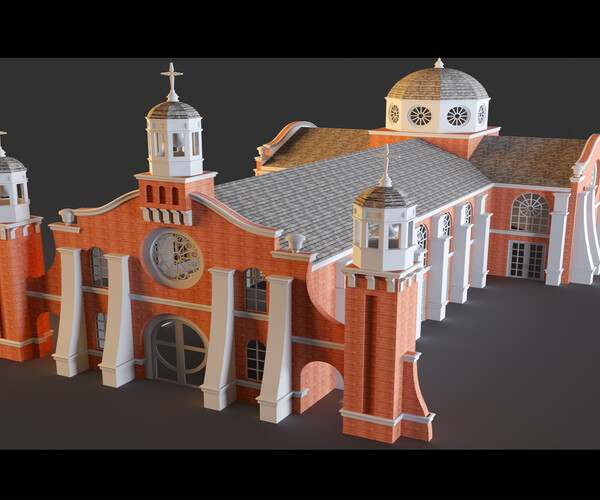 ArtStation - Catholic Church- 3d Model | Resources
