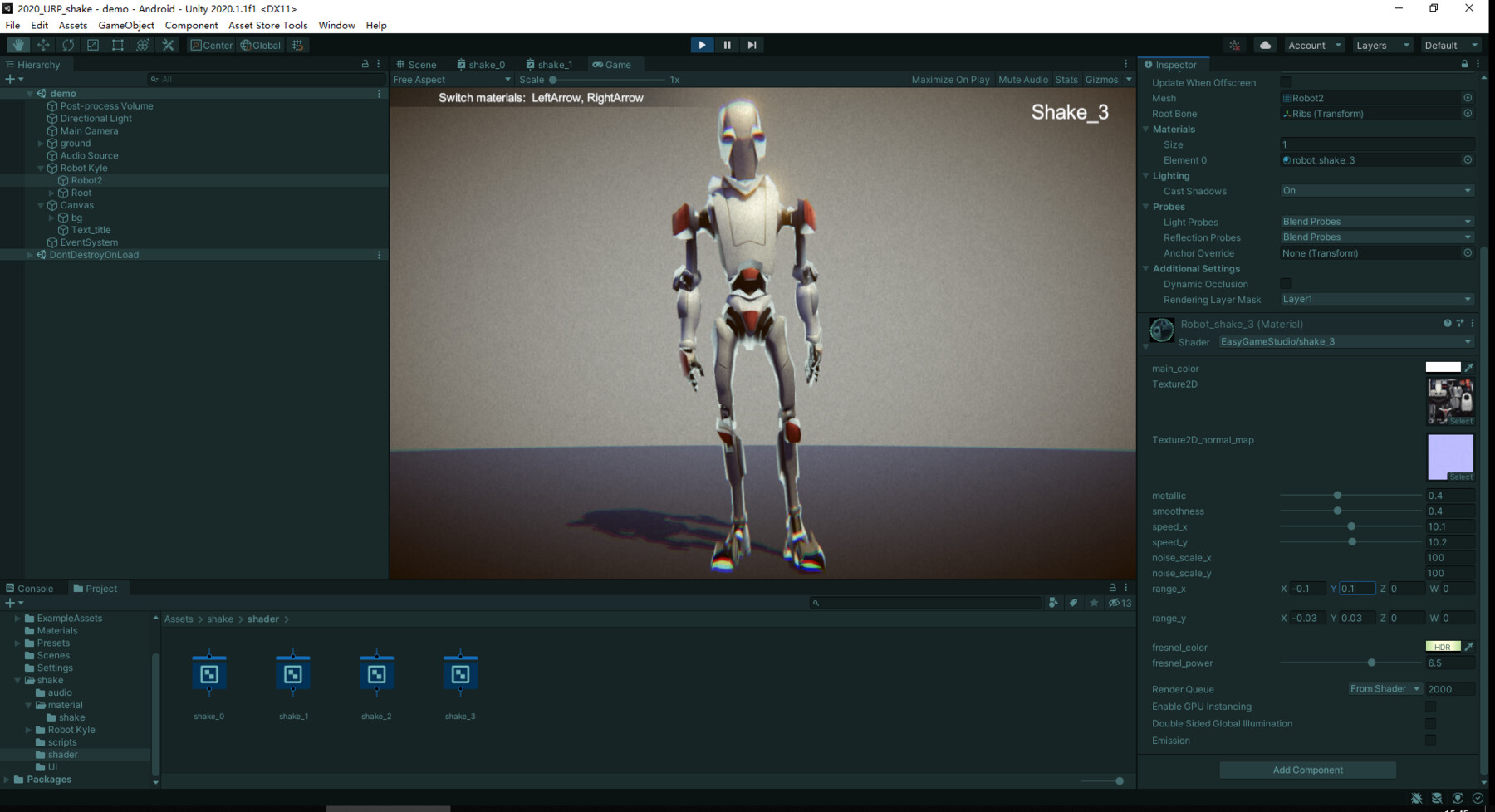 ArtStation - Unity VFX - Shake Effect | Game Assets