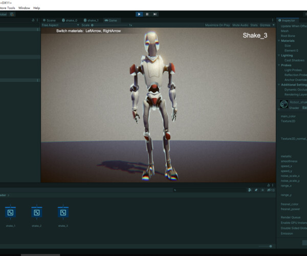 ArtStation - Unity VFX - Shake Effect | Game Assets