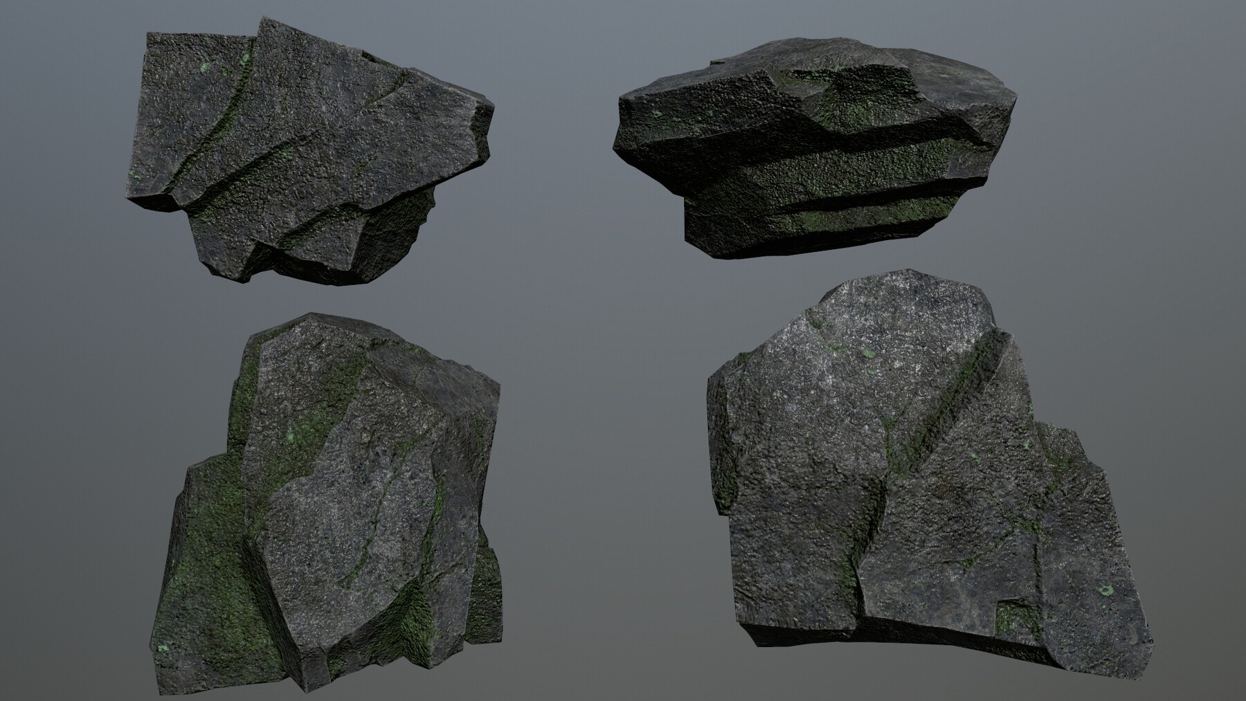 ArtStation - Rock Set 1 | Game Assets