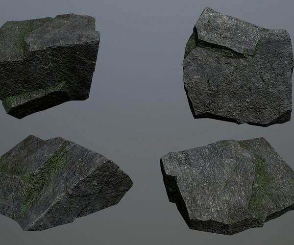 ArtStation - Rock Set 1 | Game Assets
