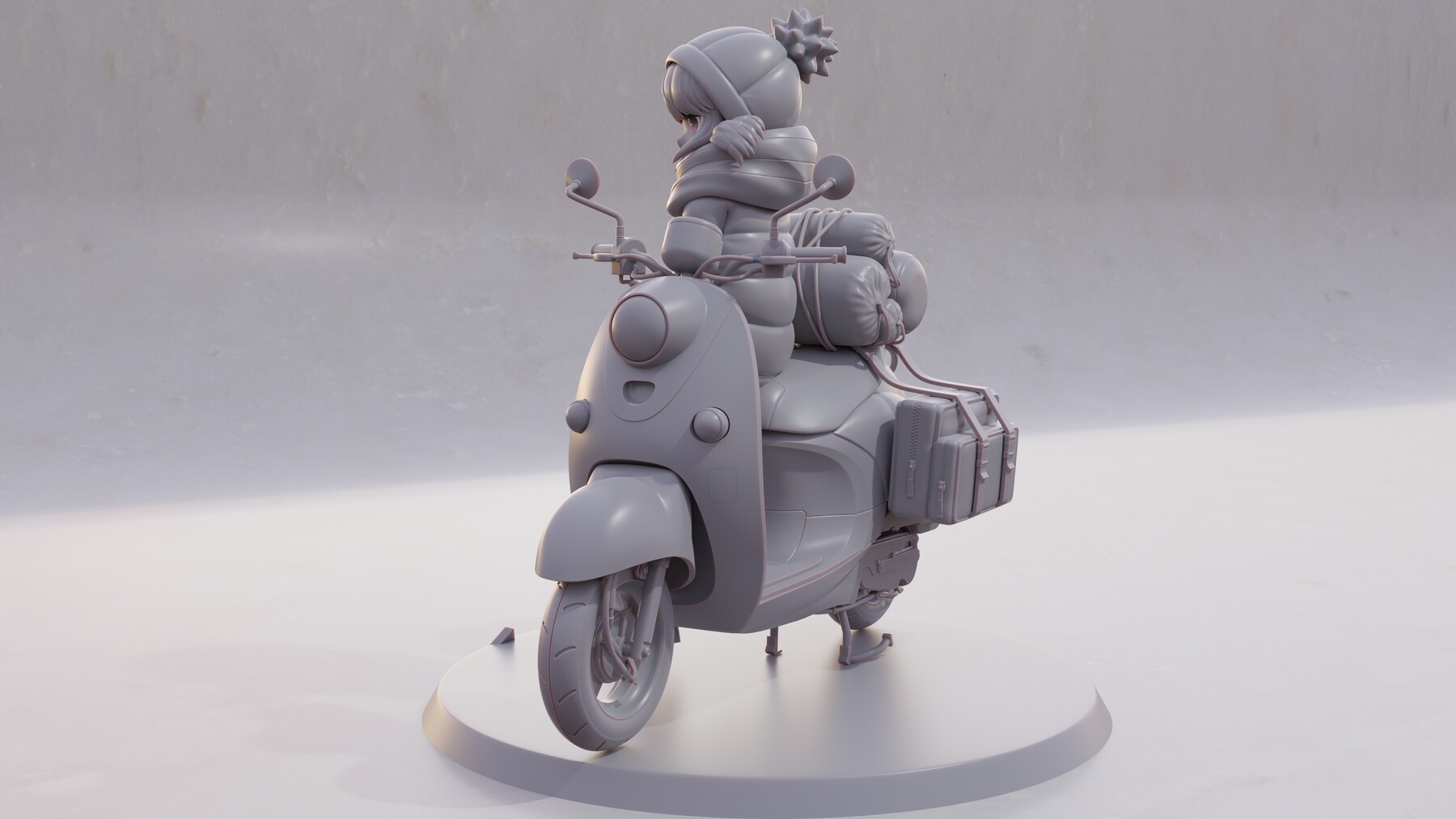 ArtStation - Shima Rin - Yuru Camp 3d Print Figure | Resources