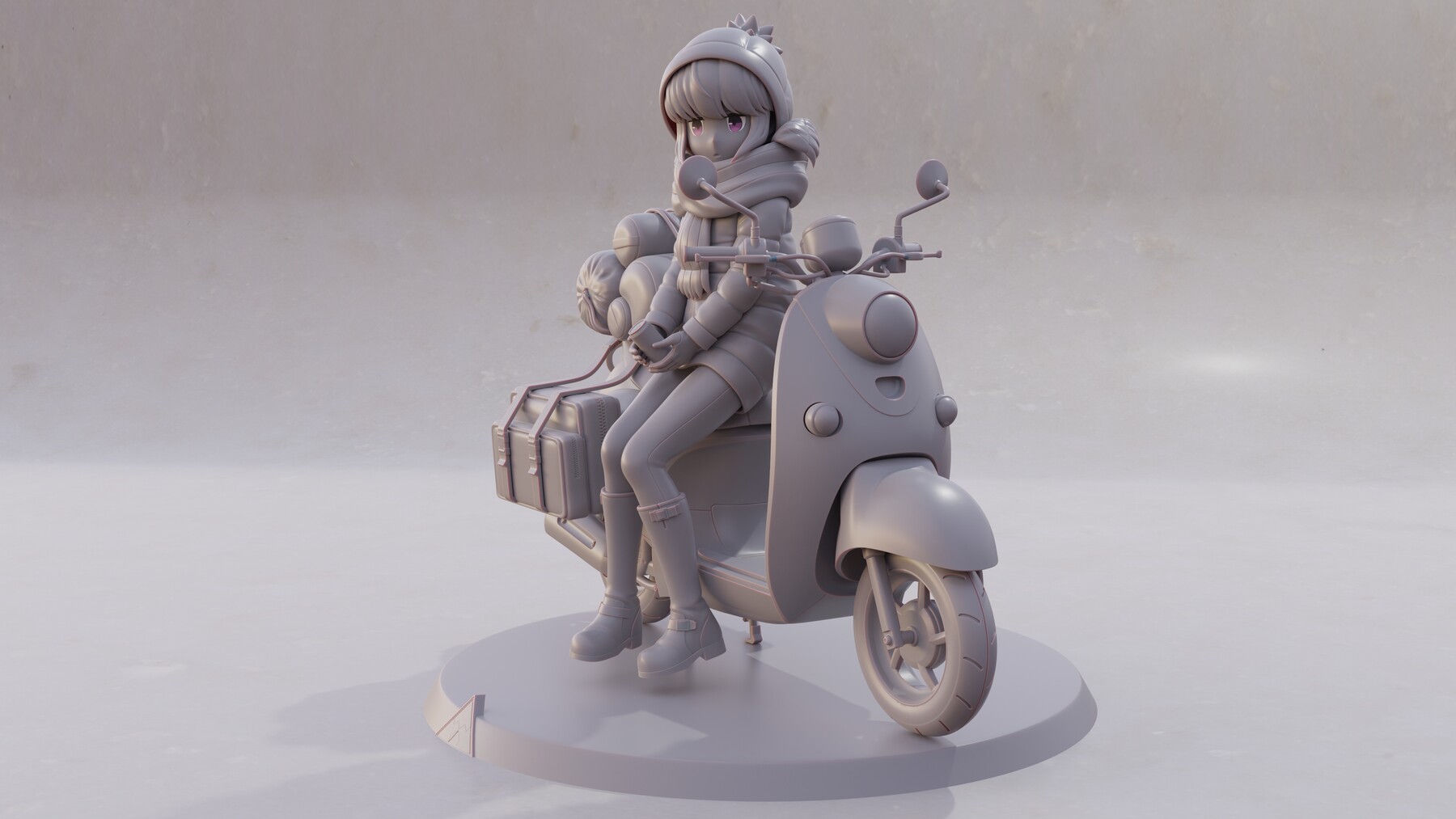 ArtStation - Shima Rin - Yuru Camp 3d Print Figure | Resources