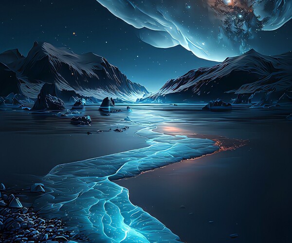 ArtStation - Blue dream group of pictures | Artworks