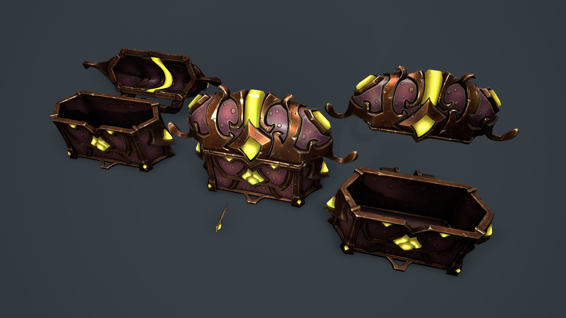 ArtStation - Mountain chest | Game Assets