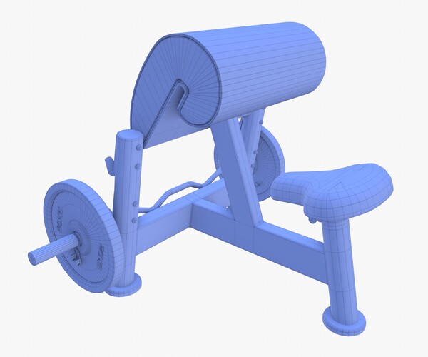 ArtStation - Curl bench | Game Assets