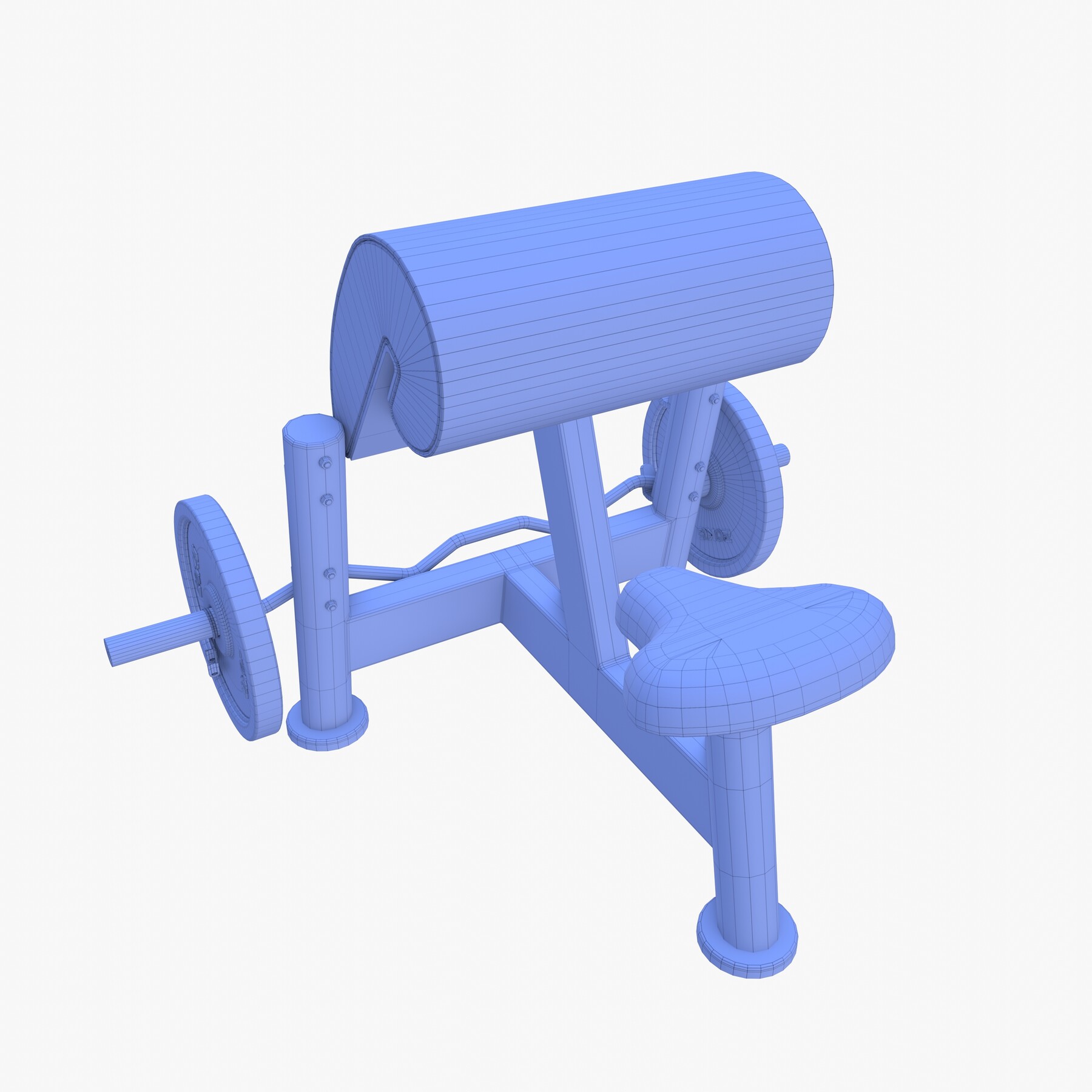 ArtStation - Curl bench | Game Assets