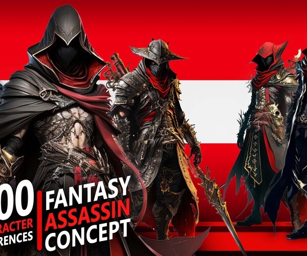 ArtStation - 400 Fantasy Assassin Concept - Character references | Artworks