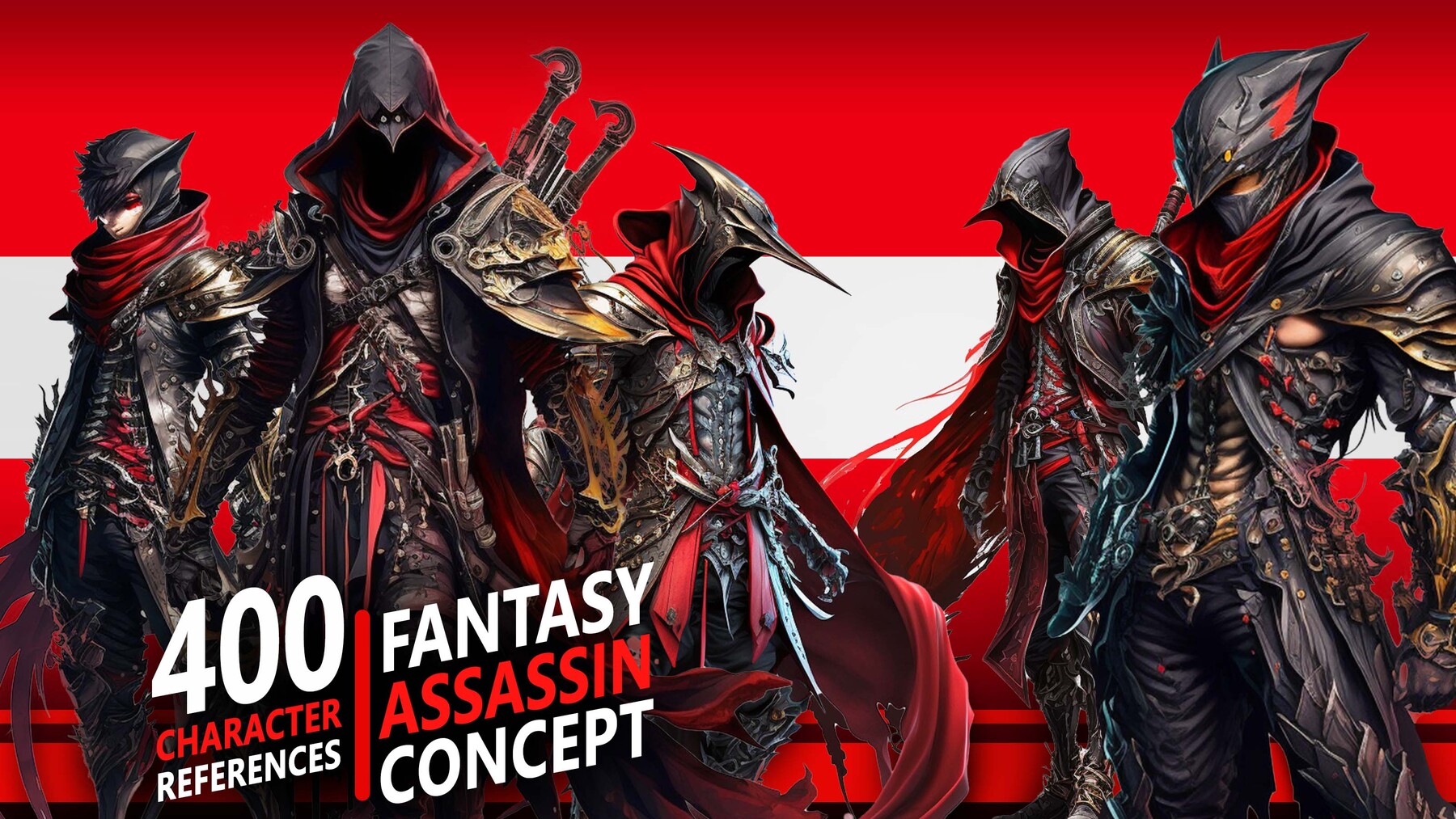 ArtStation - 400 Fantasy Assassin Concept - Character references | Artworks