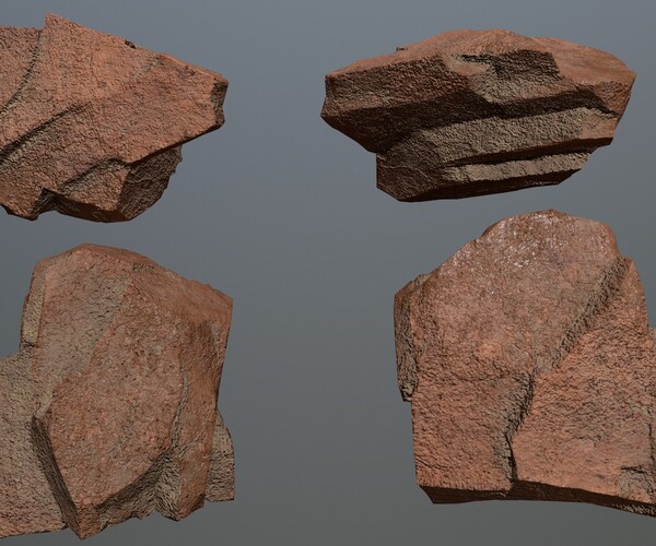 ArtStation - Rock Set 2 | Game Assets