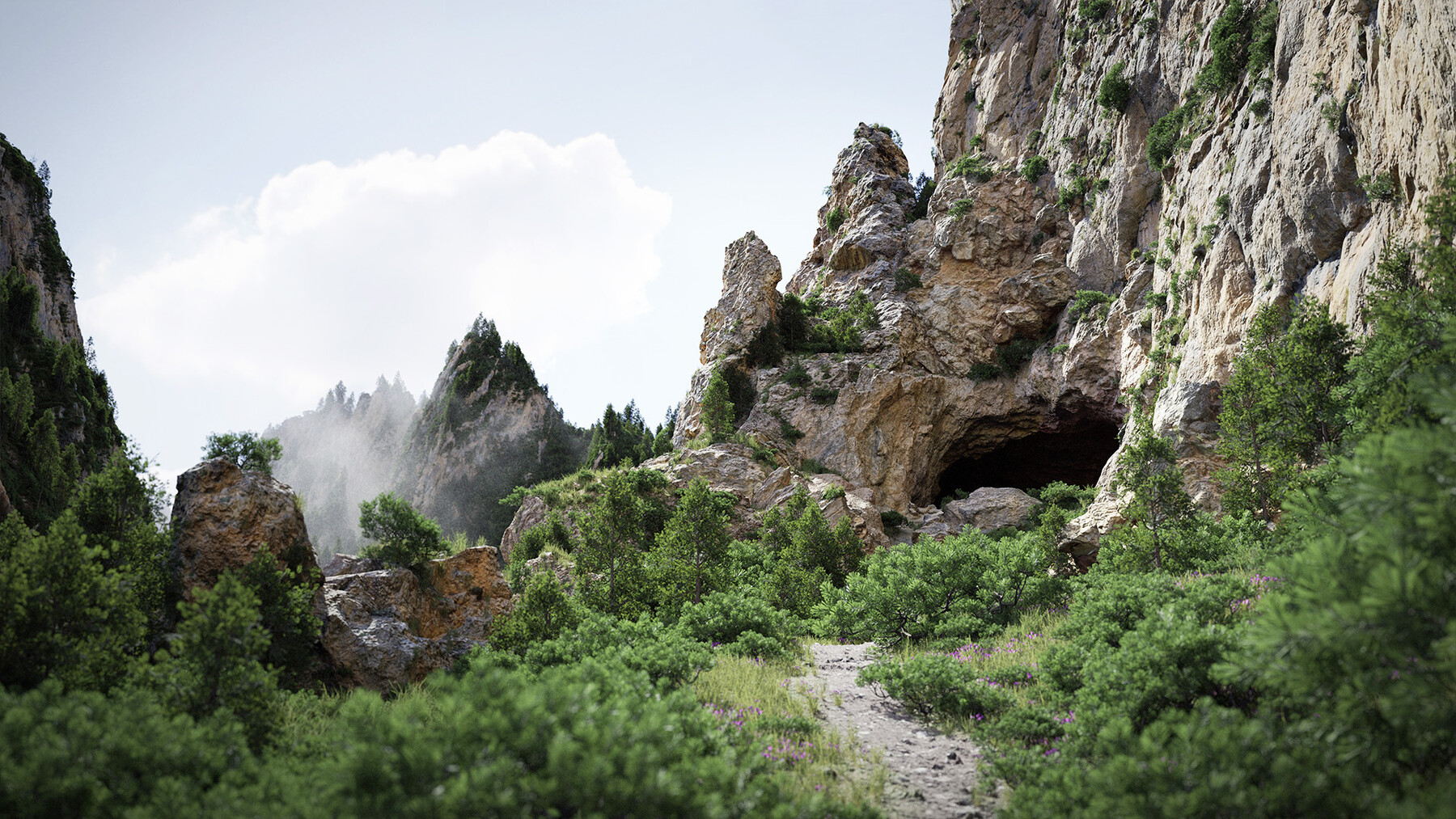 ArtStation - Red Mountain Cliff Collection | Resources