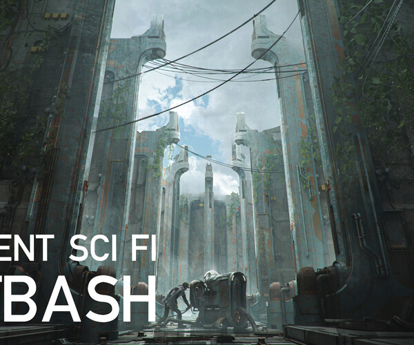 ArtStation - Ancient Sci Fi Kitbash | Game Assets