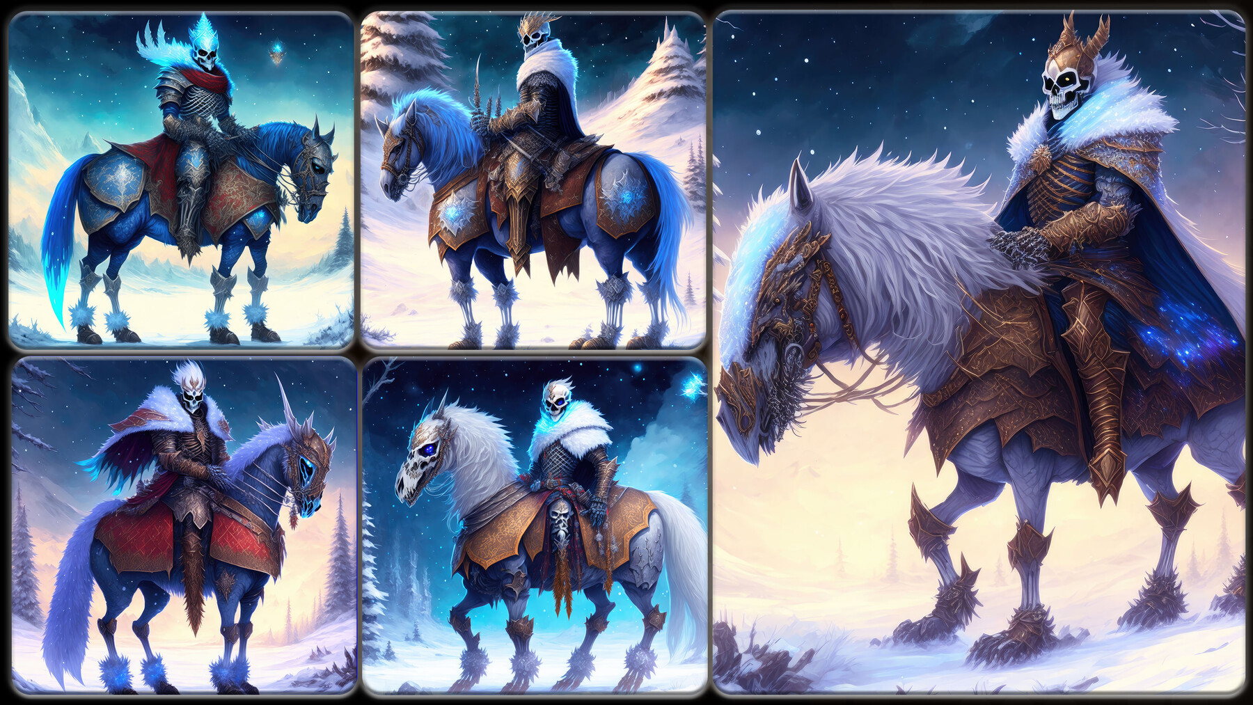 ArtStation - 220 Skeleton Ice King Reference Pack | 4K | v.2 | Artworks