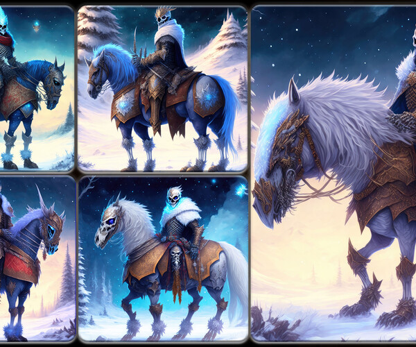 ArtStation - 220 Skeleton Ice King Reference Pack | 4K | v.2 | Artworks