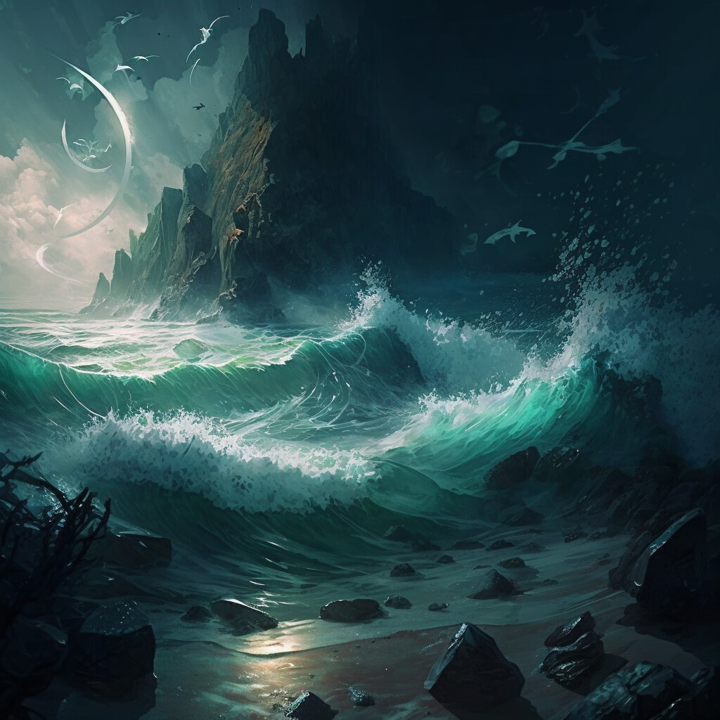ArtStation - Tidal Tapestry: The Colorful Stories of the Sea 6 | Artworks