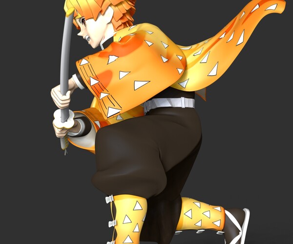 ArtStation - Zenitsu Agatsuma - Demon Slayer | Resources