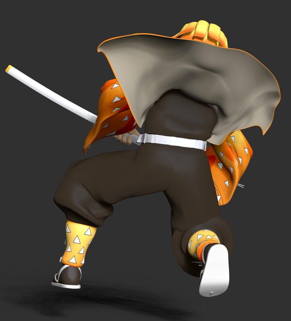 ArtStation - Zenitsu Agatsuma - Demon Slayer | Resources