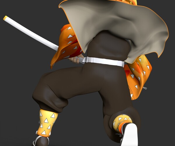 ArtStation - Zenitsu Agatsuma - Demon Slayer | Resources