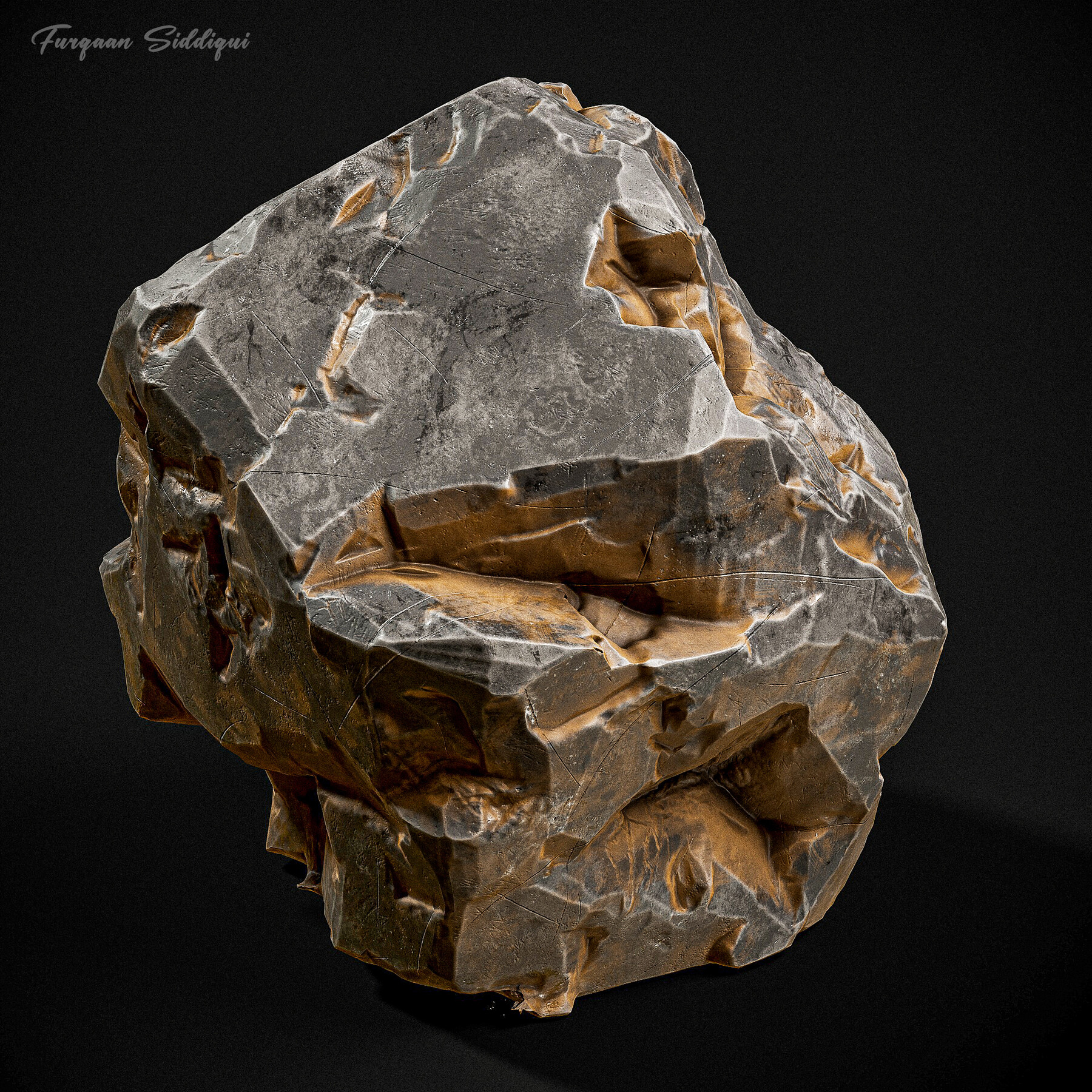 ArtStation - Realistic PBR Rock | Game Assets
