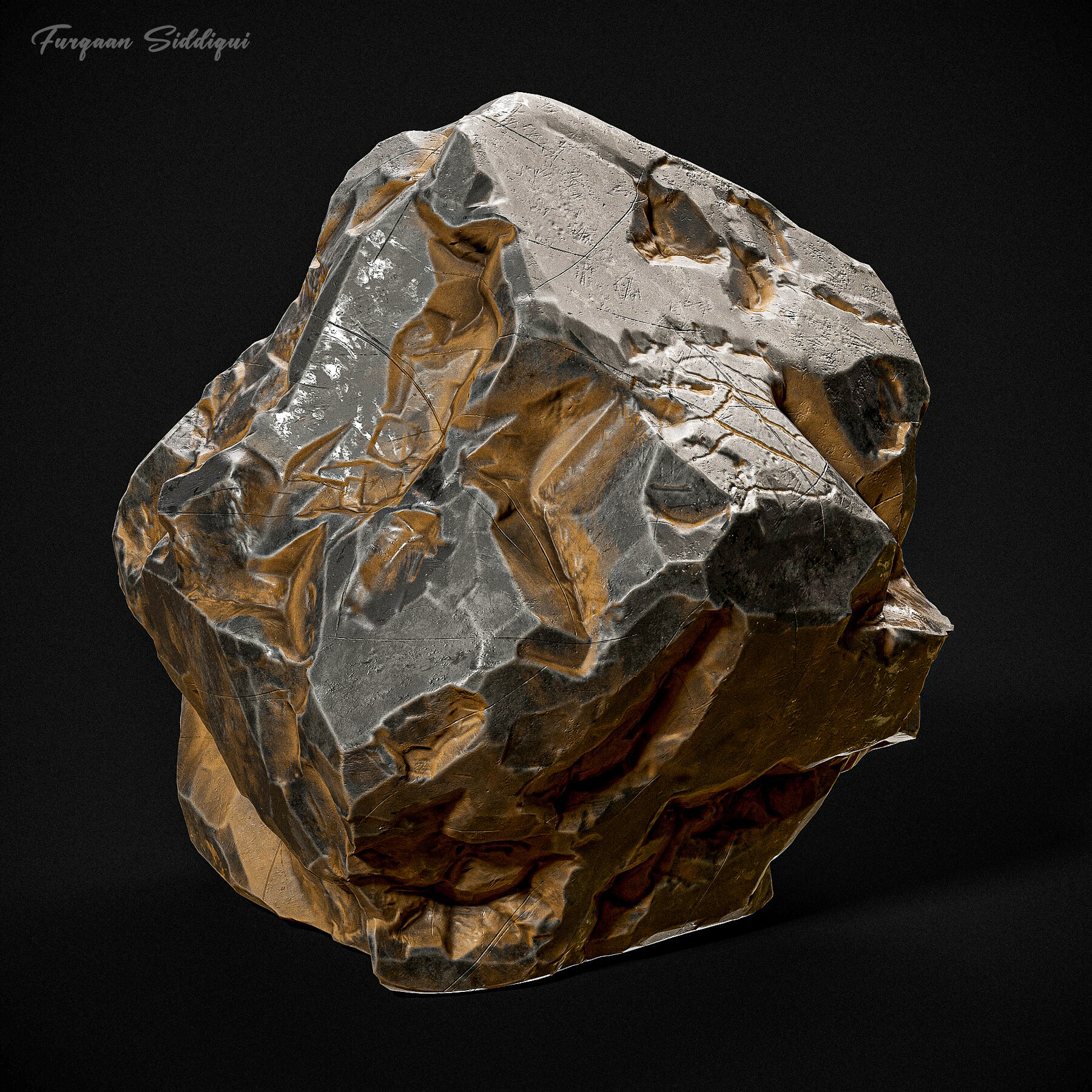 ArtStation - Realistic PBR Rock | Game Assets
