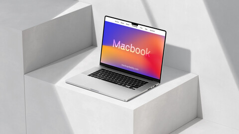 ArtStation - Macbook Scene Mockup 2 | Artworks
