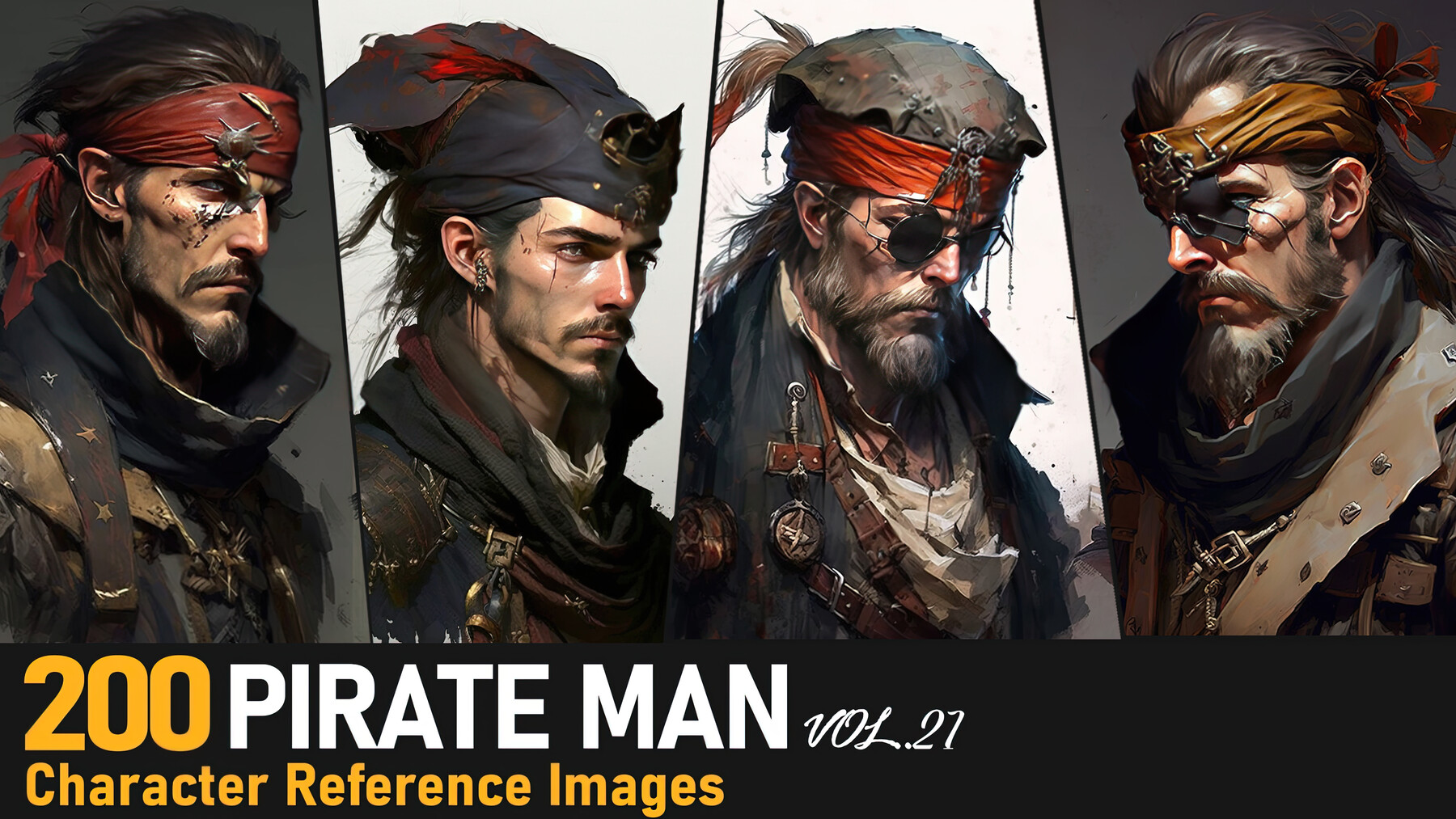 ArtStation - Pirate Man VOL.21|4K Reference Images | Artworks