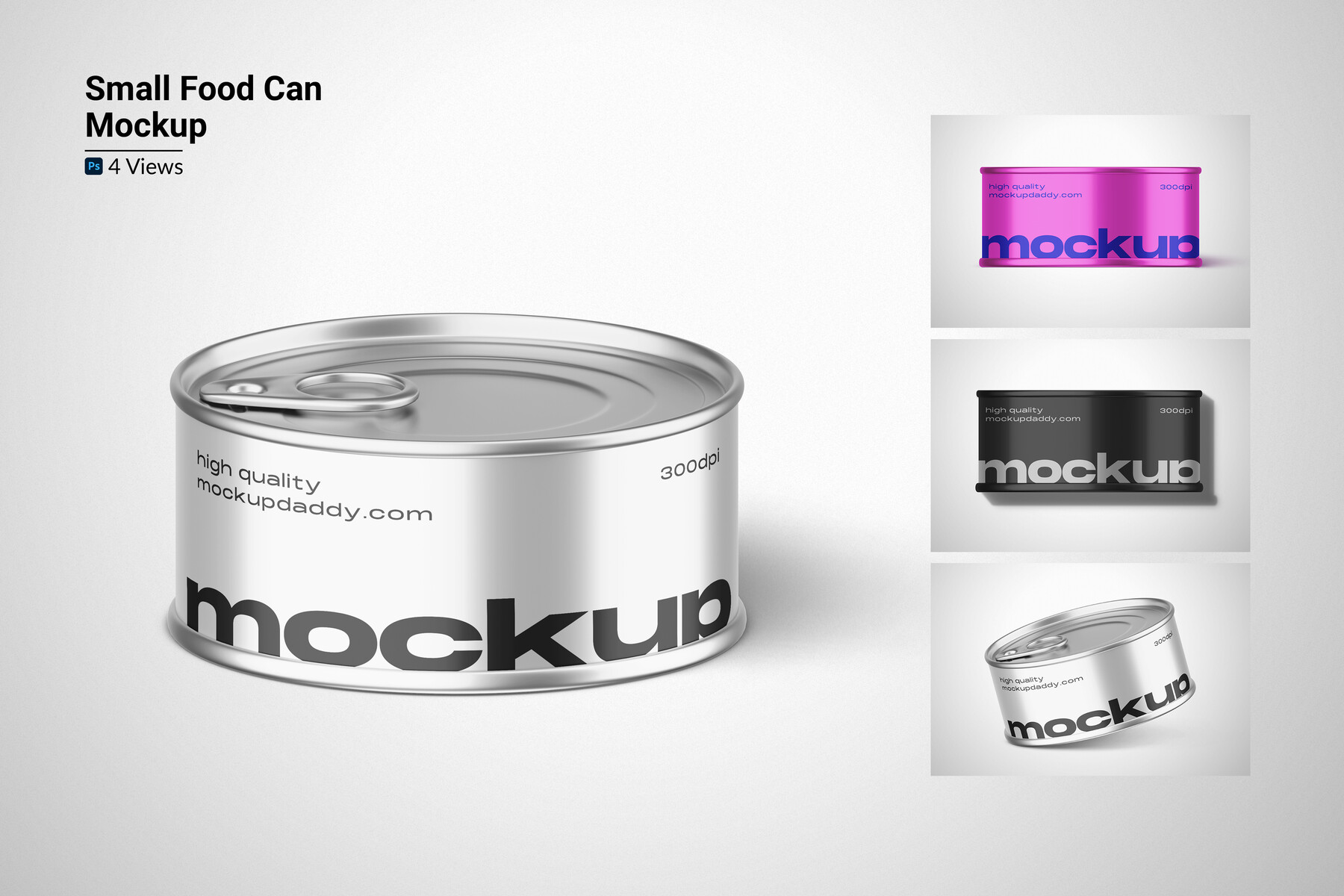 ArtStation - Small Food Can Mockup | Artworks