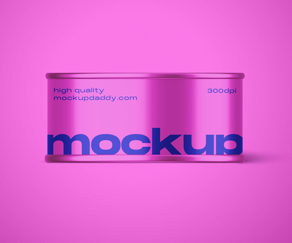 ArtStation - Small Food Can Mockup | Artworks