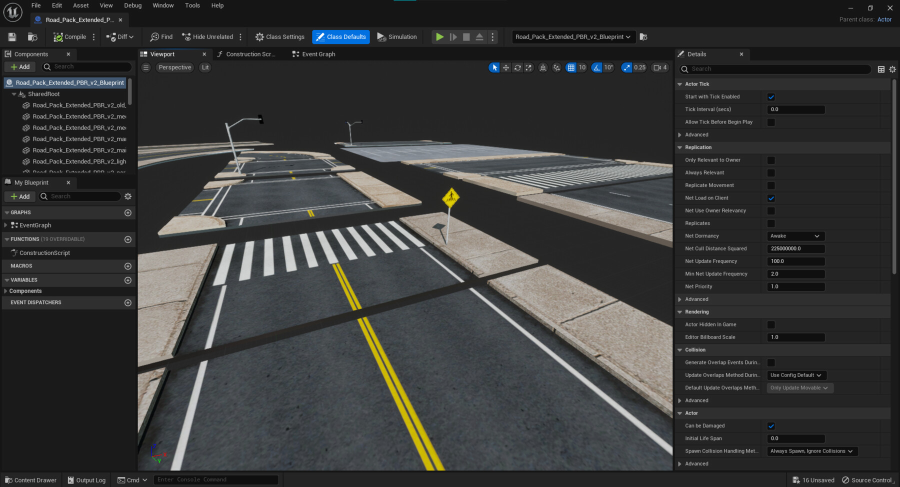 ArtStation - Road Pack Extended PBR v2 | Game Assets