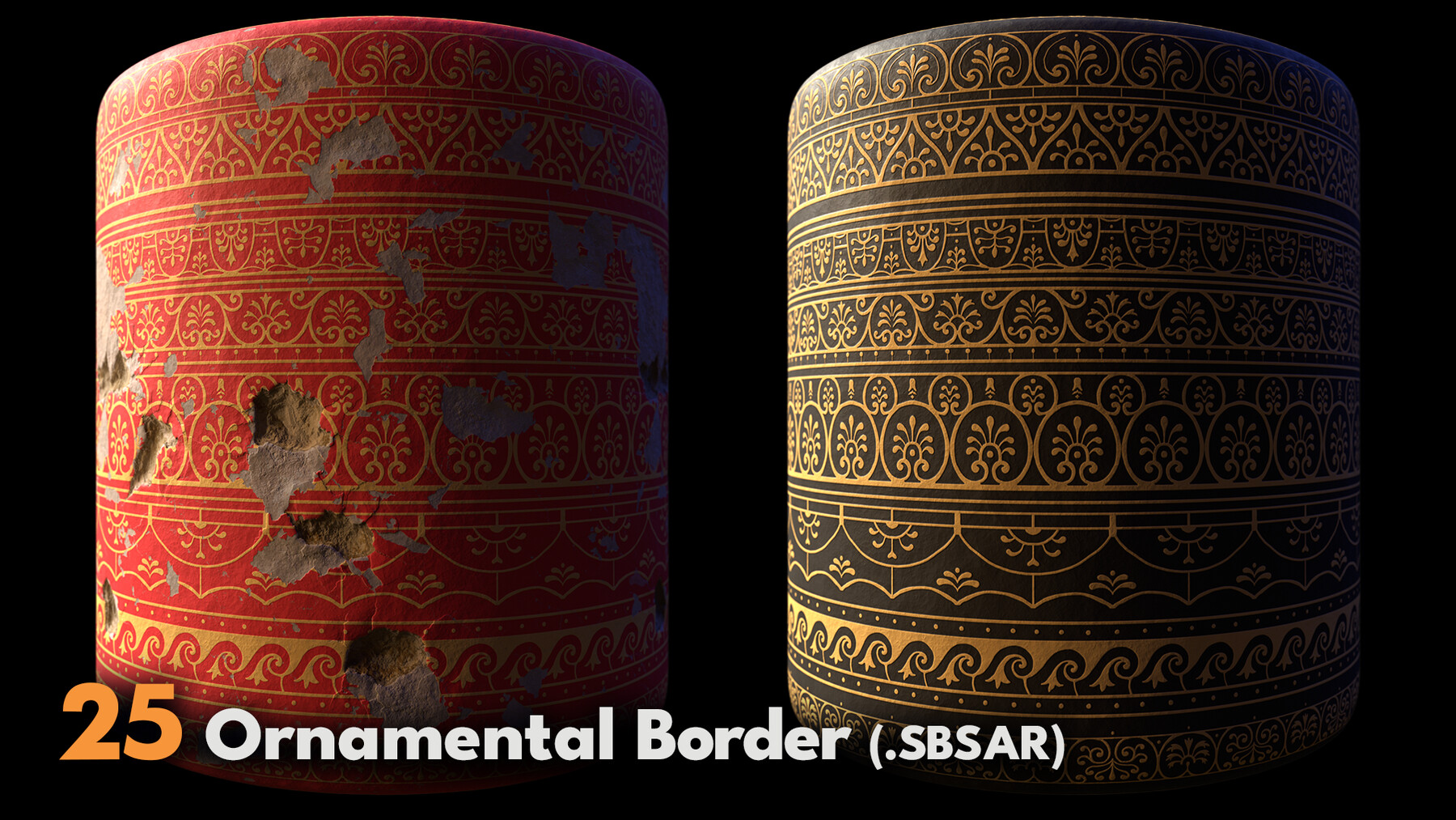 ArtStation - 25 Ornamental Borders | Resources