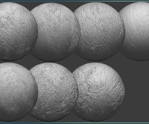ArtStation - 50 Fur and Hair Alphas (Tileable, Displacement Map) vol.6 ...