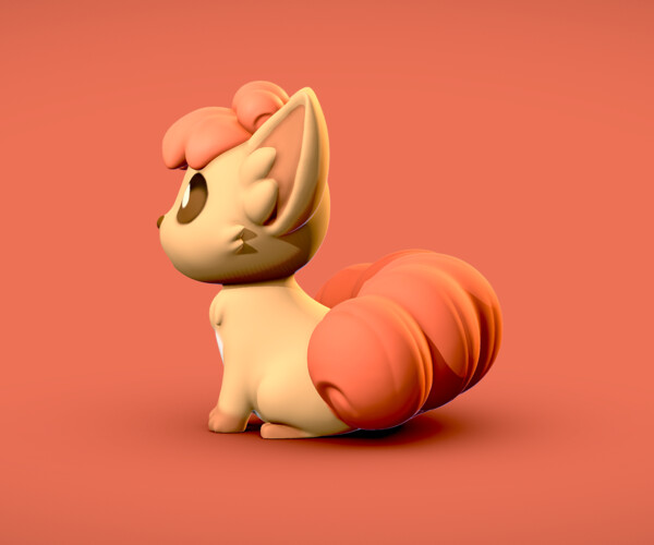 ArtStation - Vulpix - 3D print | Resources