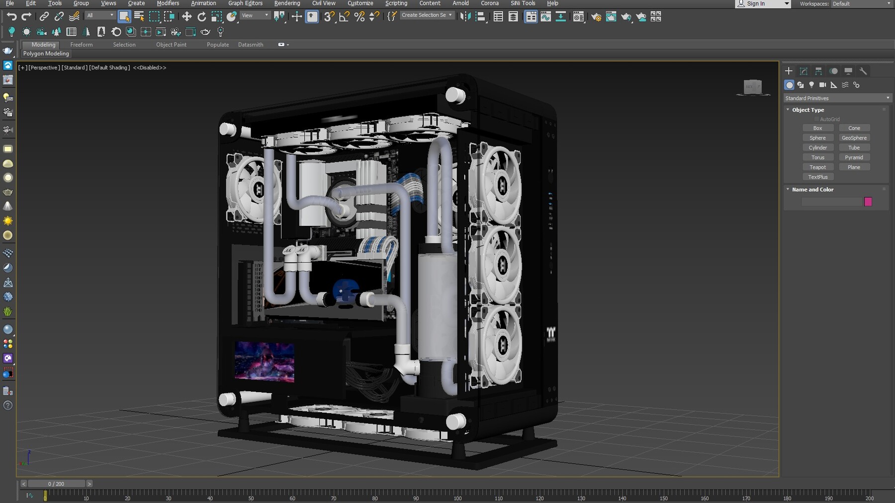 ArtStation - Thermaltake Core P6 Tempered Black | Resources