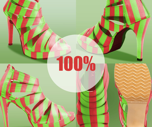 ArtStation - Solid Peep Toes Mockup | Artworks